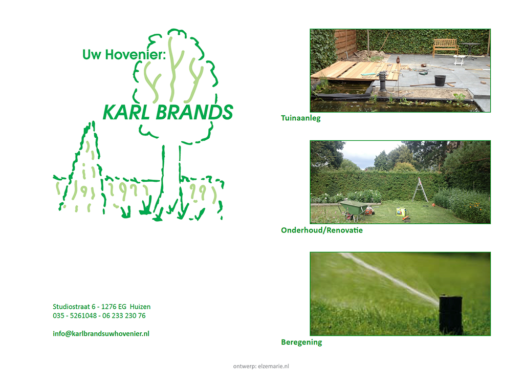 Karl Brands Uw Hovenier